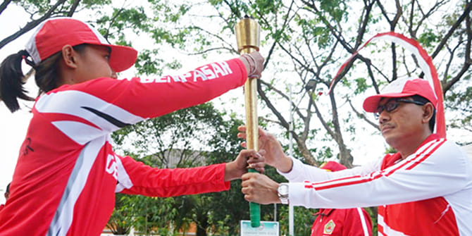 Denpasar Terima Api Obor Porprov Bali 2019 - PATROLIPOST