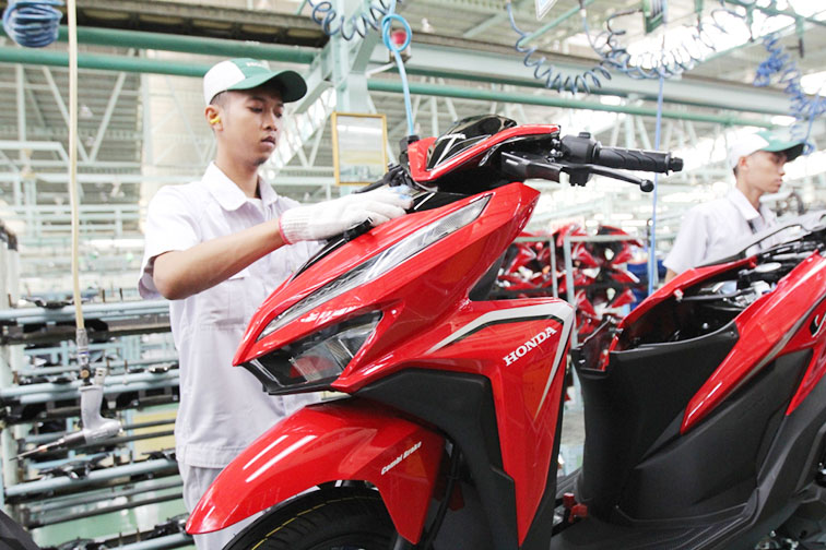 Ekspor Motor Honda Meningkat - PATROLIPOST