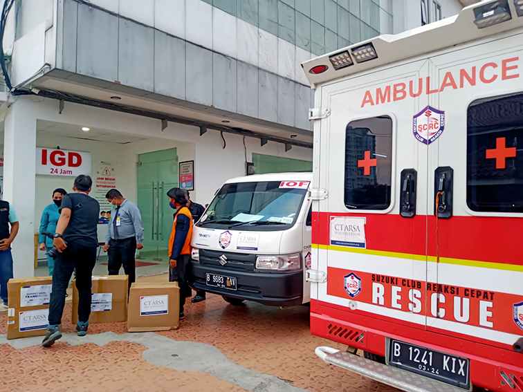 SCRC-IOF Siapkan Unit Distribusi APD dan Masker ke Warga - PATROLIPOST