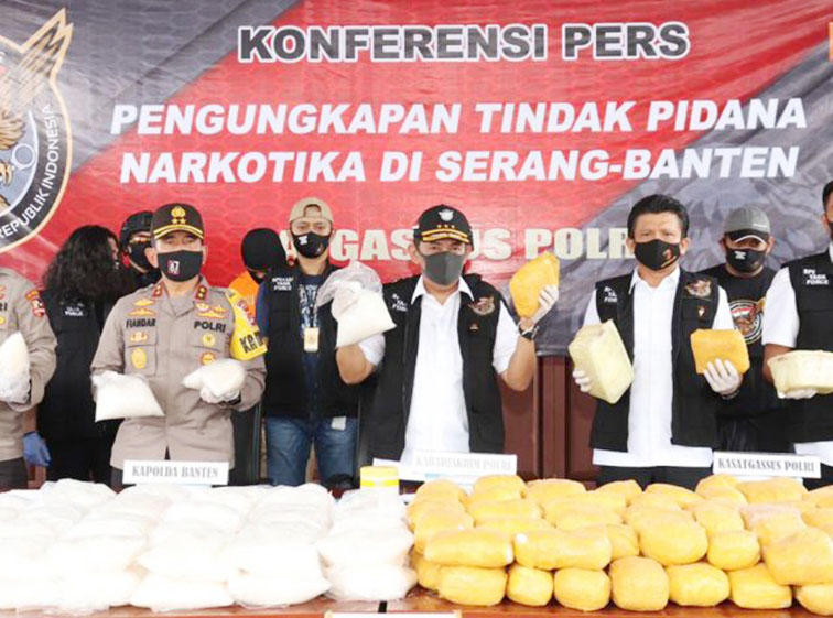 Hebat! Mabes Polri Bongkar Jaringan Internasional Narkoba, Sita 821 Kg Sabu - PATROLIPOST