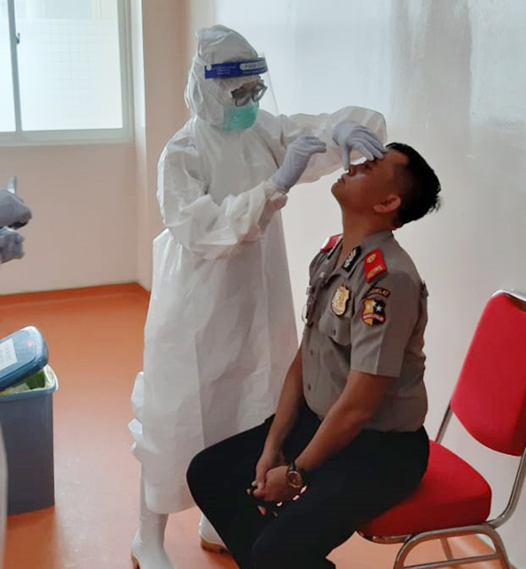 Serdik Sespimmen Pengiriman Polda Bali Test Swab, Kompol Heri: Mari ...