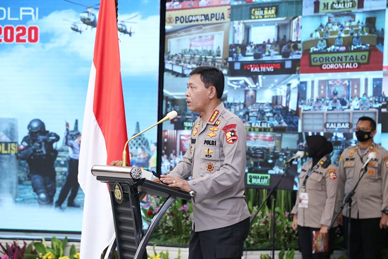 Gelar Apel Kasatwil, Kapolri: Jangan Ragu Tegakkan Prokes - PATROLIPOST
