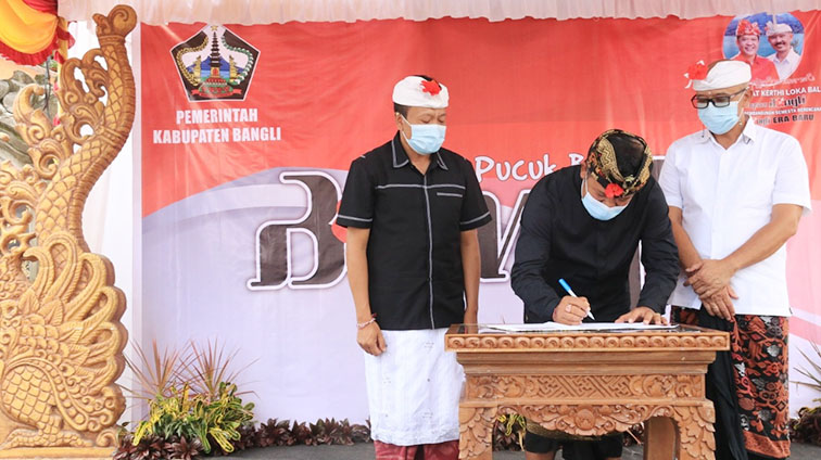 Upacara Tawur Sekaligus Launching Bunga Pucuk Bang sebagai Maskot ...