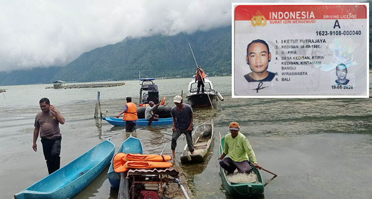 Cari Ikan di Keramba, Dosen Undiksa Tewas Tenggelam di Danau Batur - PATROLIPOST