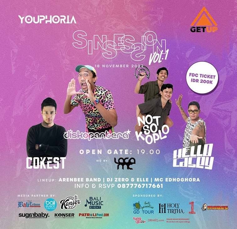 Youphoria Hadirkan Euforia Konser Musik di Bali - PATROLIPOST