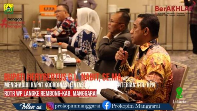 Rakor Lintas Sektor RDTR, Proses Menuju Terbitnya Perbup RDTR WP Langke ...