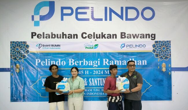 Pelindo Celukan Bawang Bagikan Ribuan Paket Sembako dan Santunan Anak Yatim di Bulan Ramadan ...