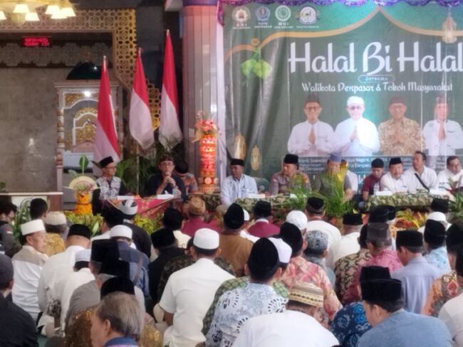 Hadiri Halal Bihalal DMI, Walikota Denpasar Tekankan Pentingnya Perkuat Indeks Toleransi ...